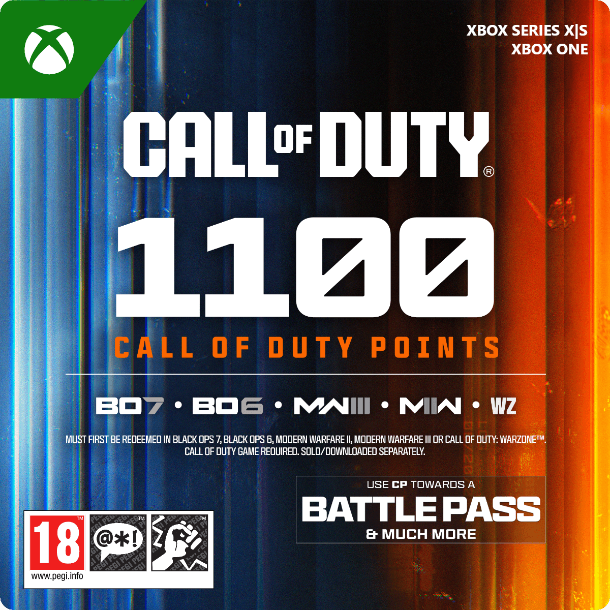 1100 Call of Duty Points code kopen? Direct geleverd
