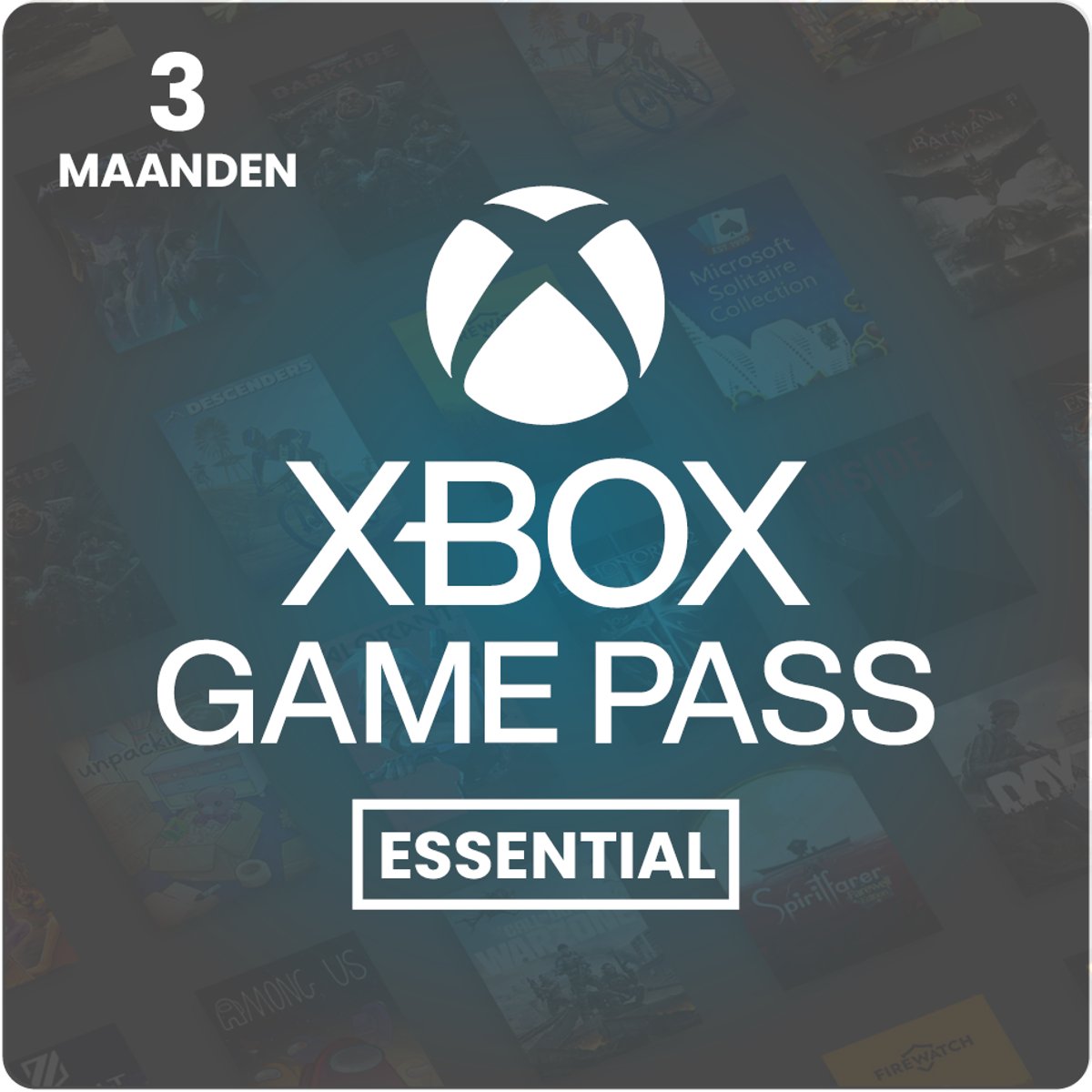 Xbox Game Pass Essential 3 maanden | Direct geleverd
