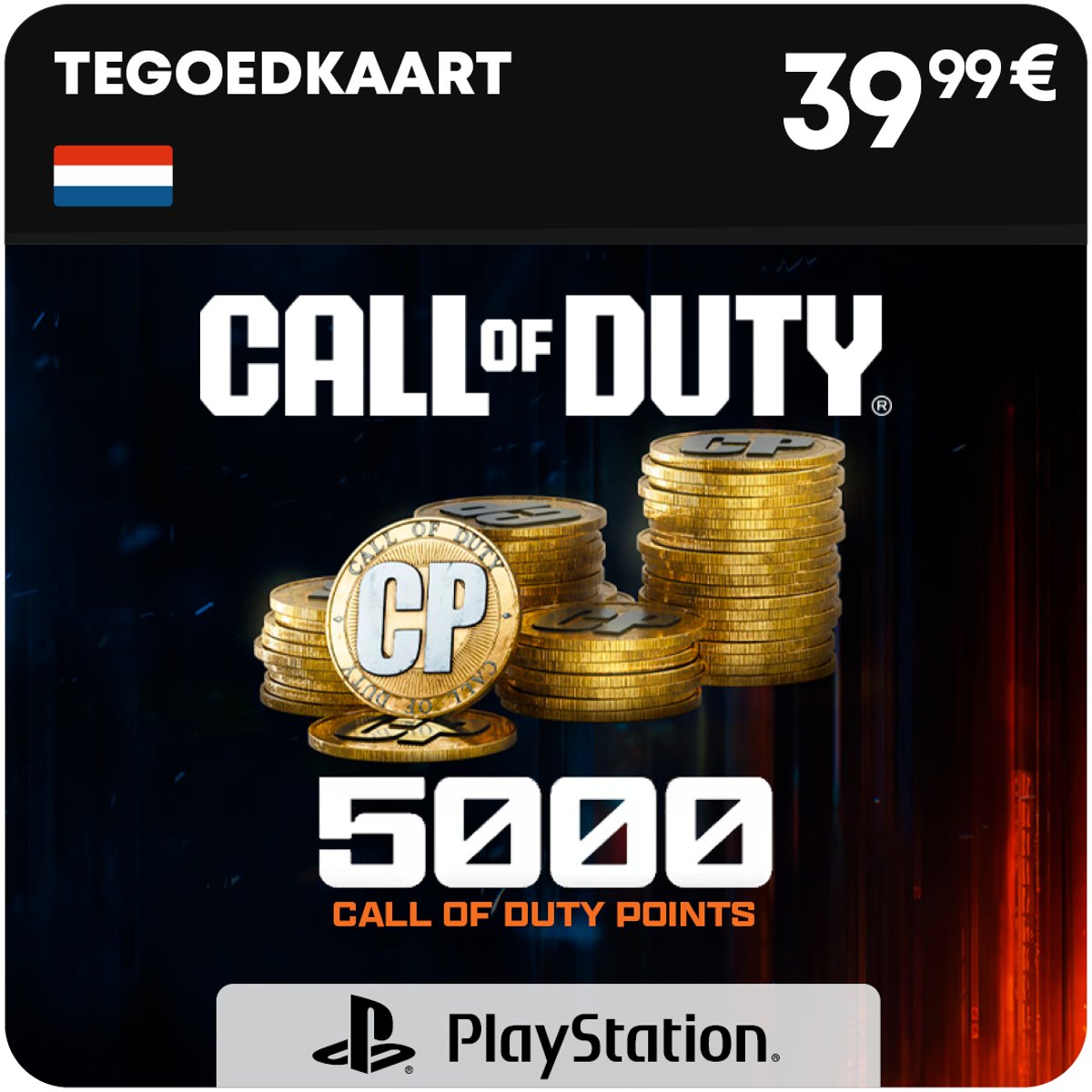5.000 CoD Points voor PlayStation kopen? Direct geleverd