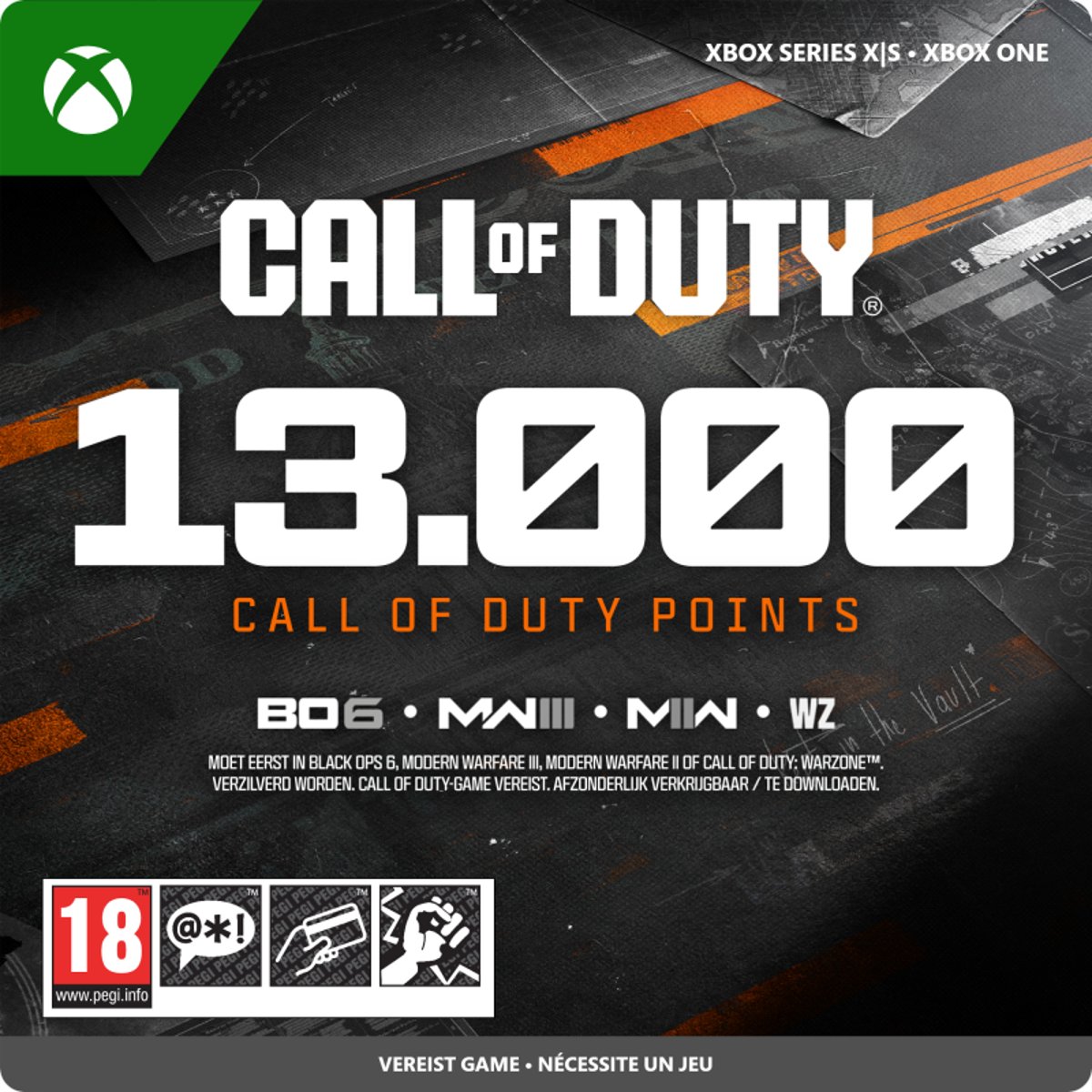 13.000 Call of Duty Points code kopen? Direct geleverd