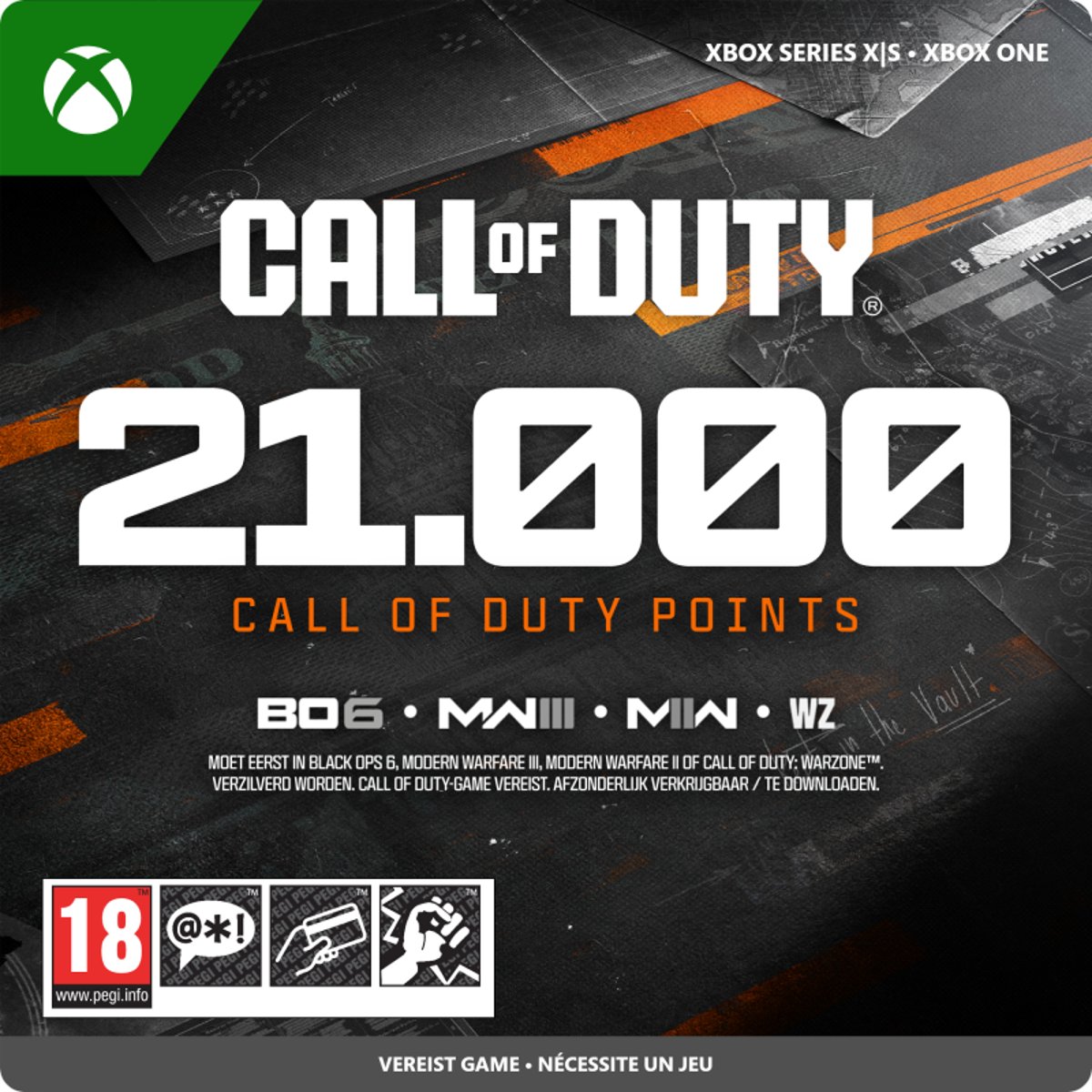 21.000 Call of Duty Points code kopen? Direct geleverd
