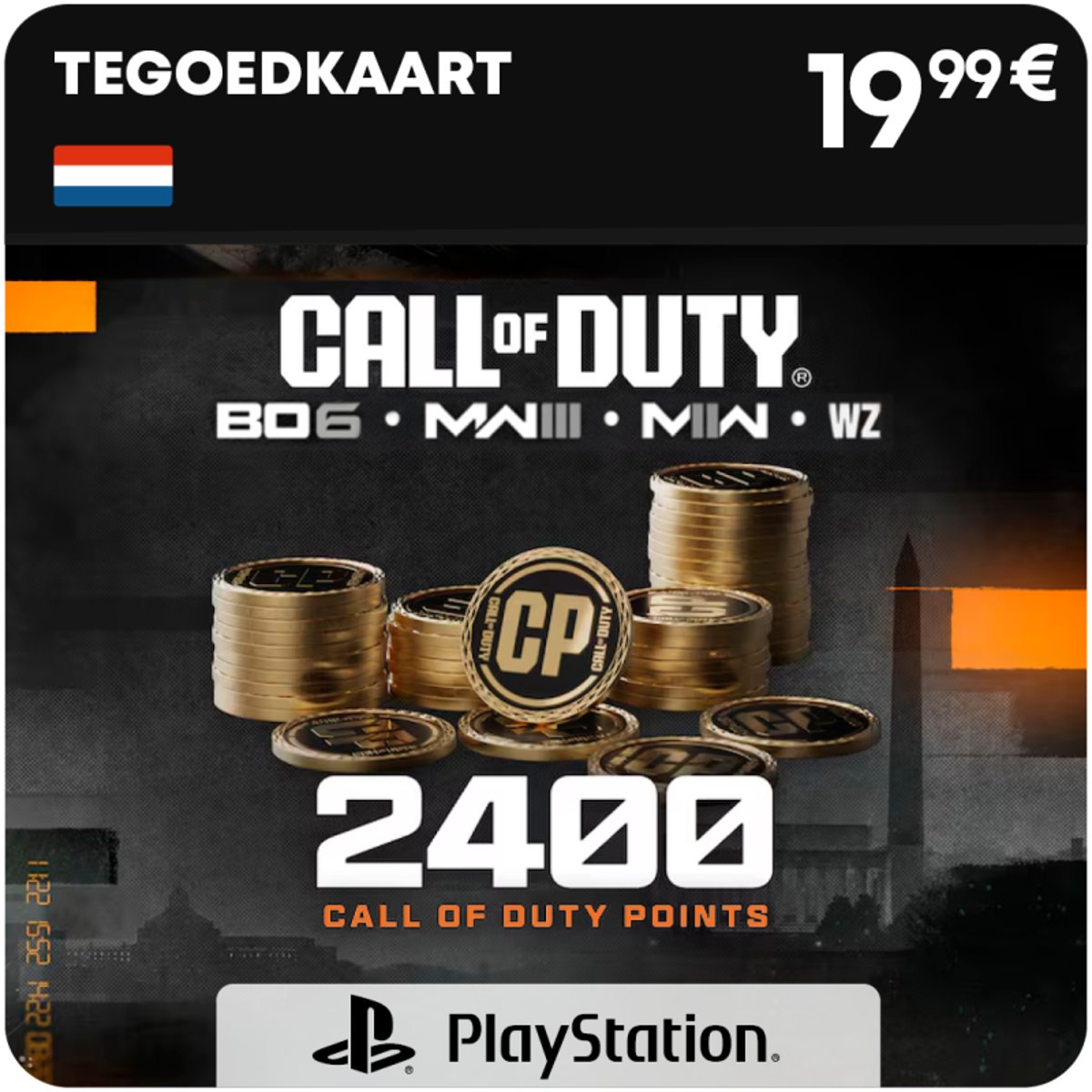 2.400 Call of Duty Points (PS4/PS5) | Direct geleverd
