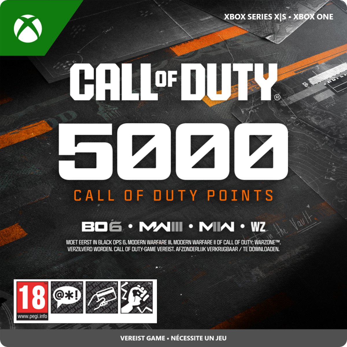5000 Call of Duty Points code kopen? Direct geleverd