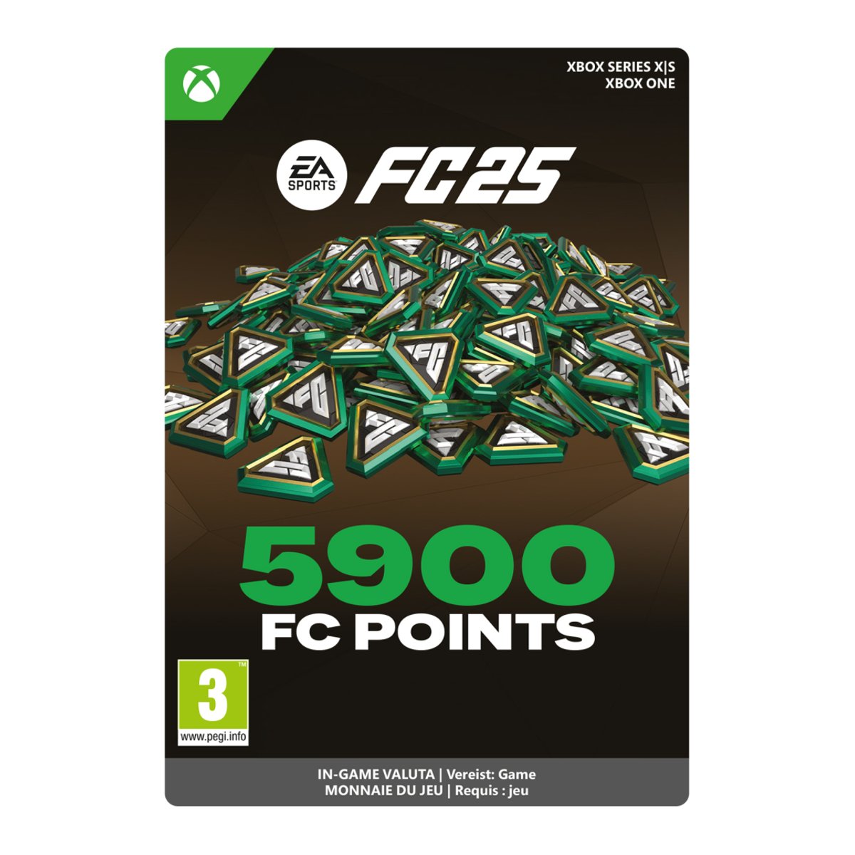 5.900 FC 25 punten voor Xbox kopen? Direct geleverd