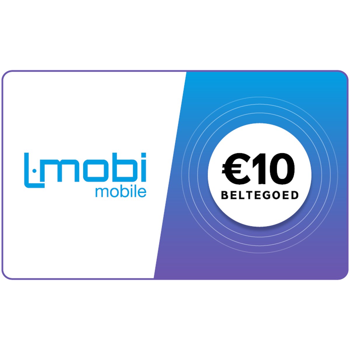 L-Mobile €10 prepaid tegoed kopen? Direct geleverd