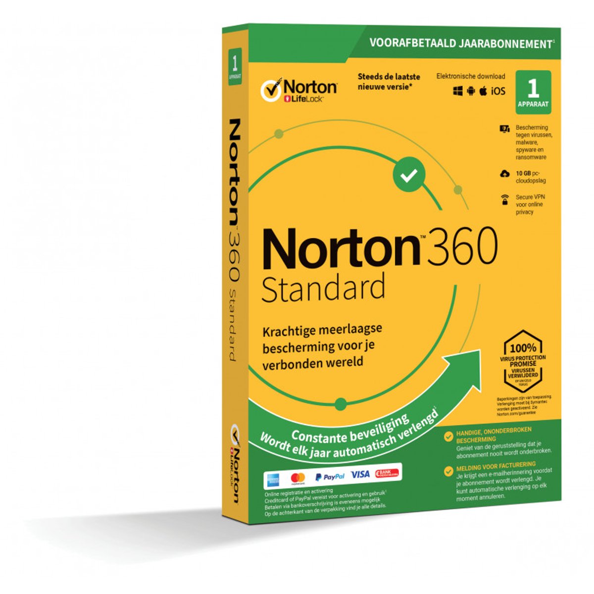 Norton 360 Standard code kopen? Direct geleverd