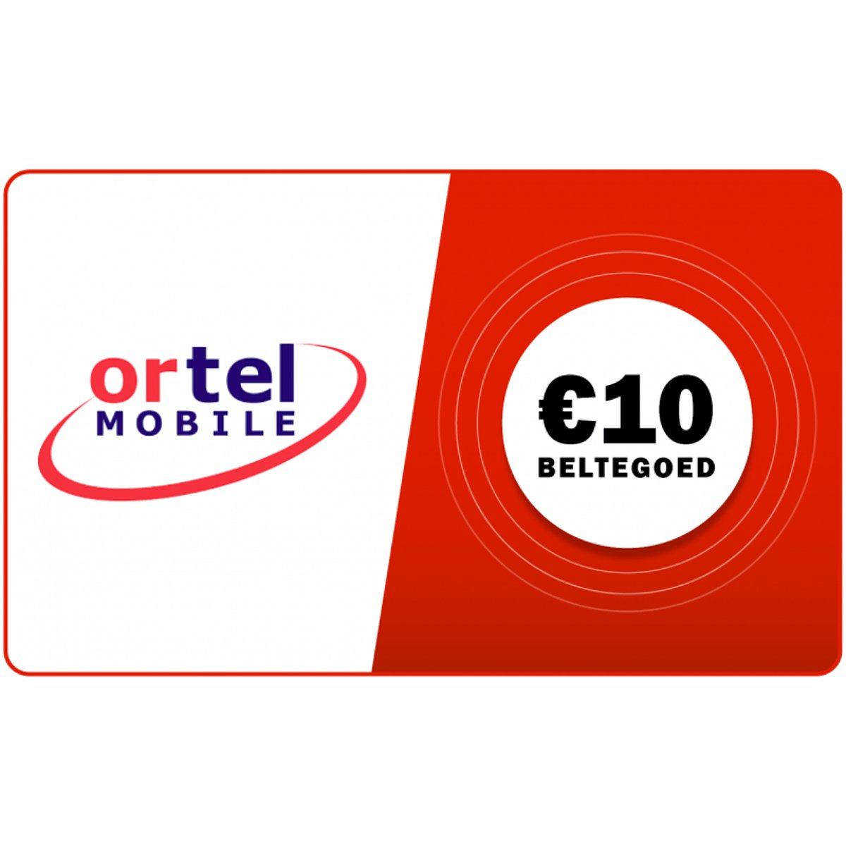 Ortel €5 prepaid tegoed kopen? Direct geleverd
