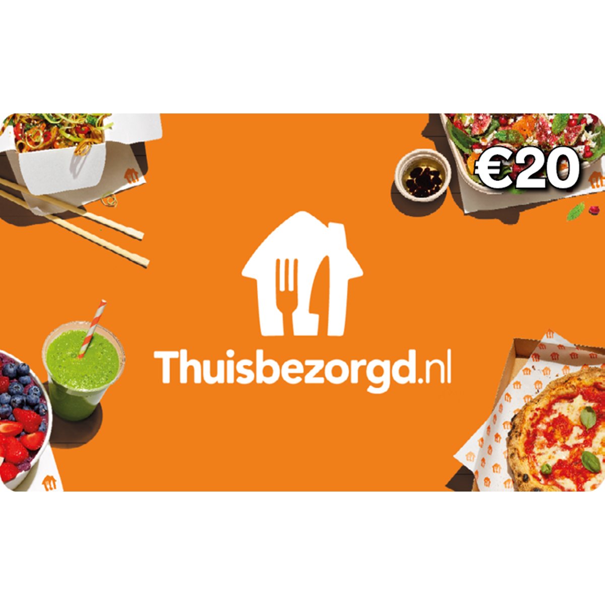 Thuisbezorgd cadeaubon twv. €20 kopen? Direct geleverd