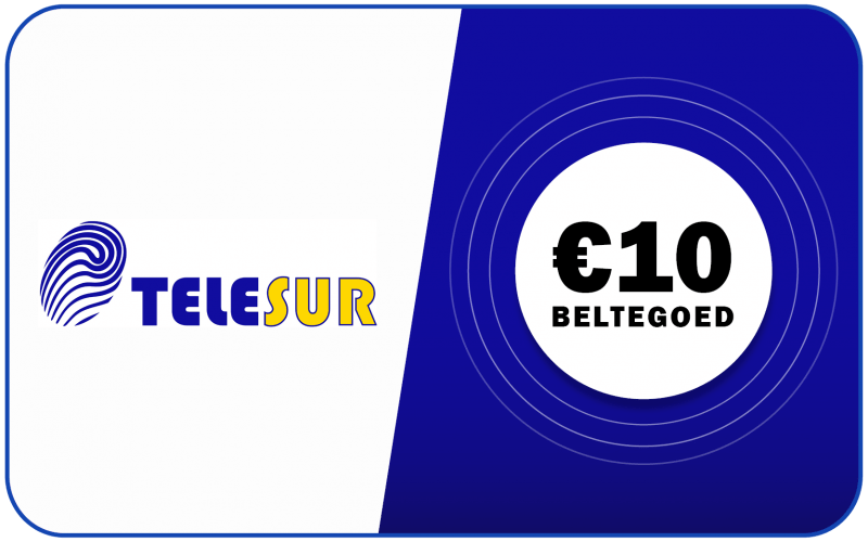 Telesur €10 prepaid tegoed kopen? Direct geleverd | KaartDirect
