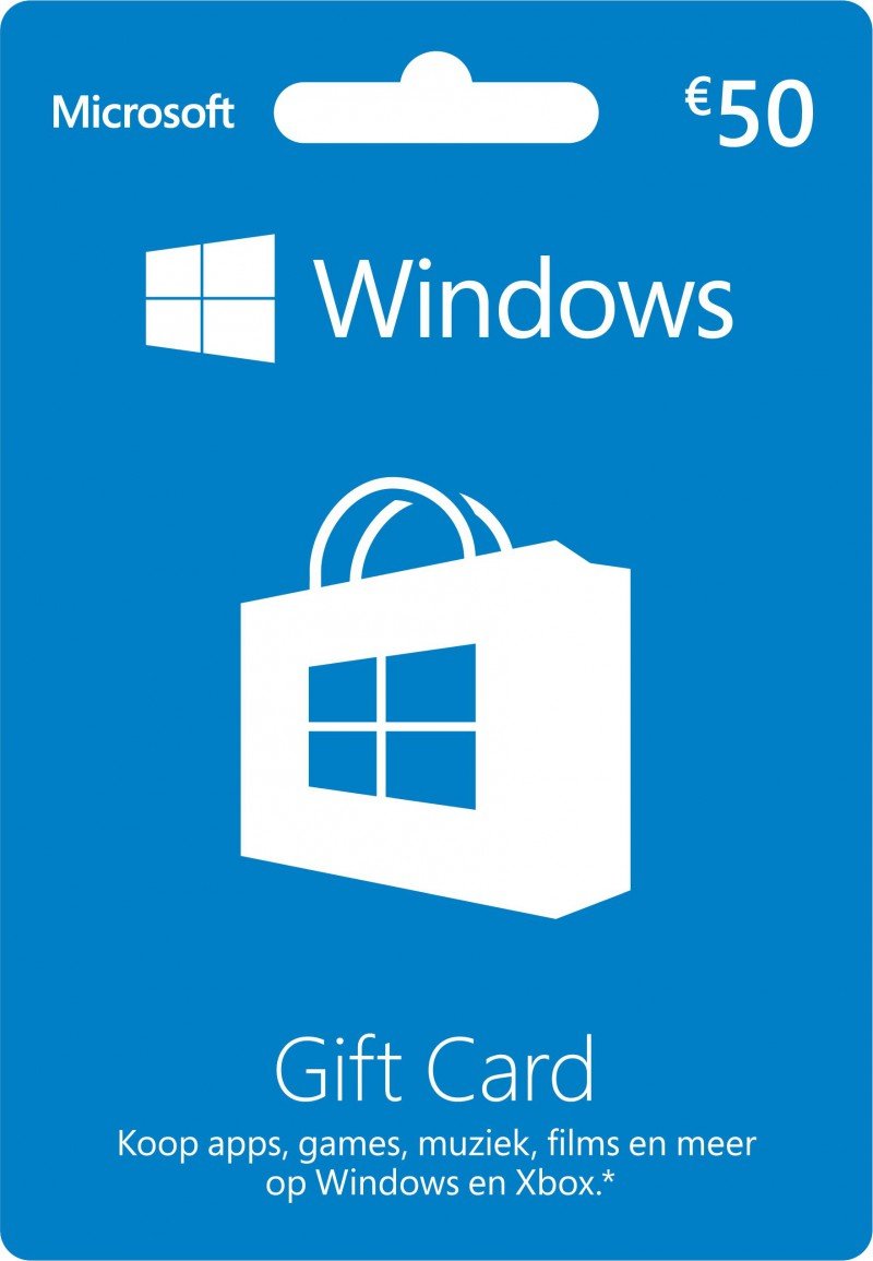 Windows Gift Card €50 kopen? Direct geleverd | KaartDirect